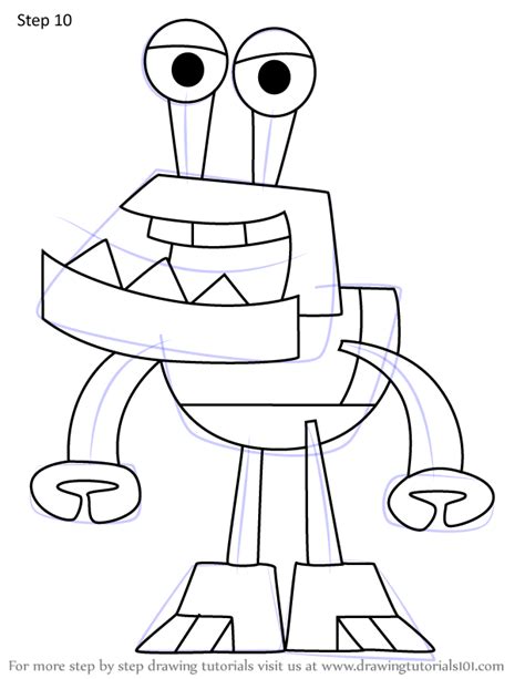 How To Draw Slugber From Mixels Mixels Step By Step