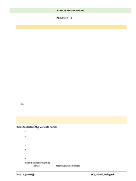 Python Module 1 Qb Solution 21ec643 Pdf Boolean Data Type Python Programming Language