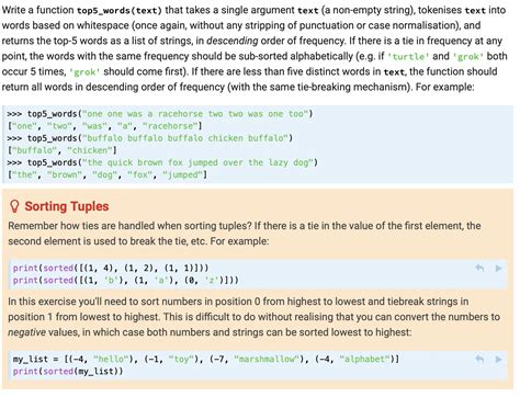 Solved Write A Function Top5words Text That Takes A