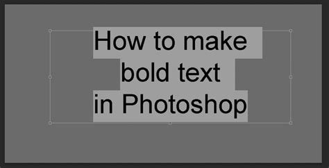 How To Make Bold And Italic Text In Photoshop Easiest Ways