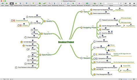 Filtering Data In A Mind Map Conceptdraw Helpdesk