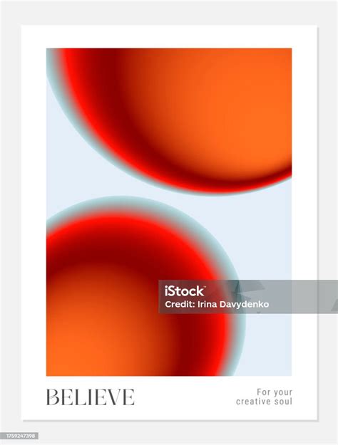 Aura Gradient Y2k 라운드 포스터 미래파 벡터 아트 세트입니다 레트로웨이브 신스웨이브 레이브 스팀 웨이브 배경 블랙