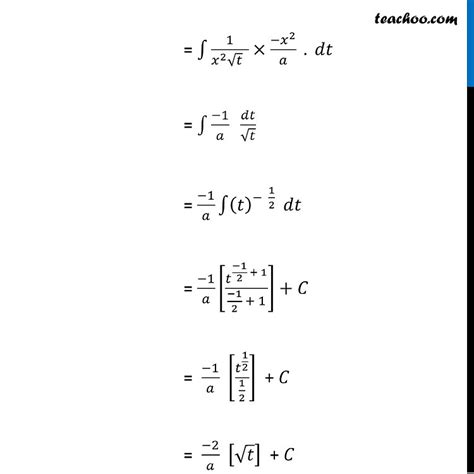 Misc Integrate X Root Ax X Chapter Class