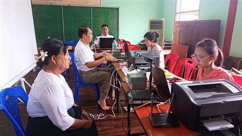 မုဒုံမြို့၌ ဇီဝဆိုင်ရာအချက်အလက် Biometric များကောက်ယူ Information And Public Relations