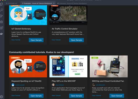 distinguish the esp32 sample from official and community · issue 720 · microsoft vscode iot