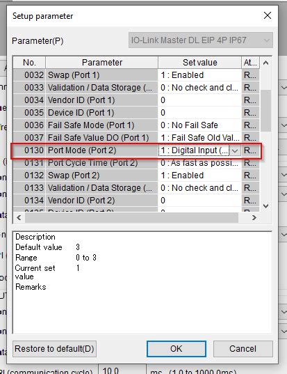 Keyence Using Ifm Al1320 To Configure A Ethernetip Network
