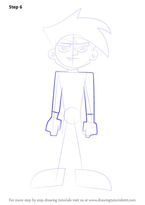 How To Draw Danny From Danny Phantom Danny Phantom Step By Step Drawingtutorials Com