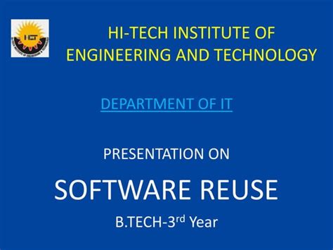 Software Reuse Ppt Pptx