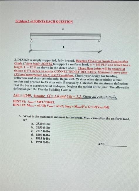 Solved Problem 2 4 Points Eachoufstion 2 Design A Simply