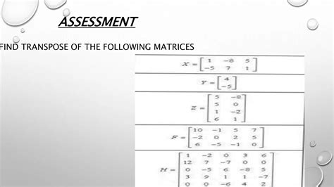 Transpose Of Matrix Pptx Transpose Of Matrix Pptx
