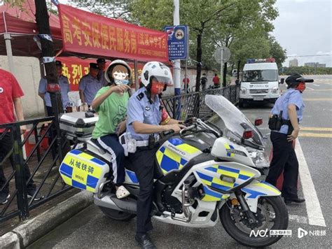 压力过大晕倒、堵车差点迟到！高考首日广东警方全力护送考生梅州市徐闻考场