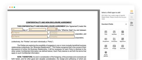 Confidentiality Agreement Workflow Pdffiller
