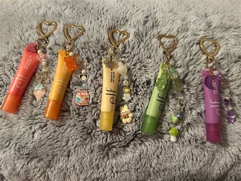 Lip Gloss Keychains Etsy Uk In 2024 Diy Lips Diy Lip Gloss Fun Diy Crafts