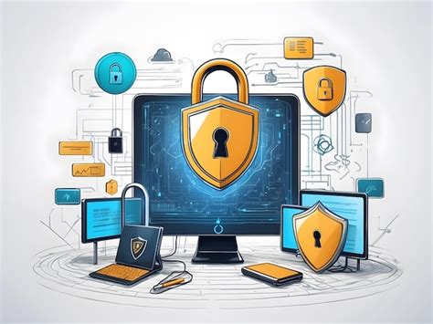 Premium Ai Image The Concept Of Protecting Privacy And Cybersecurity