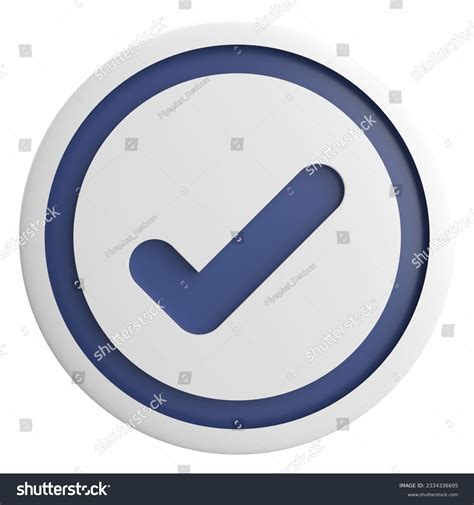 D Checkbox Check Mark D Illustration Stock Illustration Shutterstock