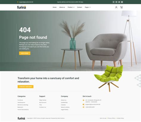 Furina Furniture Shop Woocommerce Elementor Pro Template Kit By Moxcreative