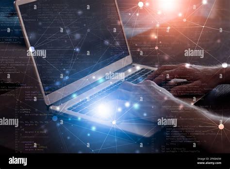 Front End Web Developer Writing Programming Code Language For Website