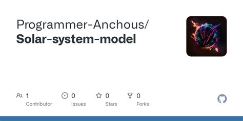 Github Programmer Anchous Solar System Model