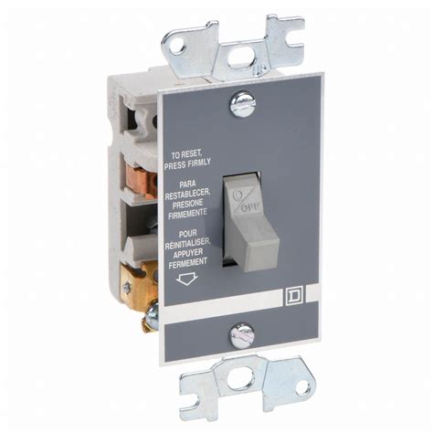 SQUARE D Manual Motor Starter Toggle No Enclosure Enclosure NEMA Rating A Amps AC H