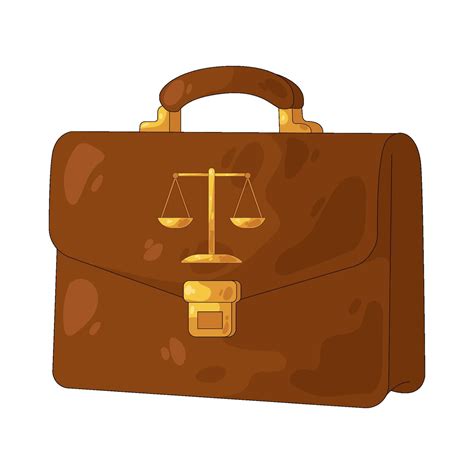 Illustration Of Brown Lawyers Briefcase 73804683 Vector Art At Vecteezy