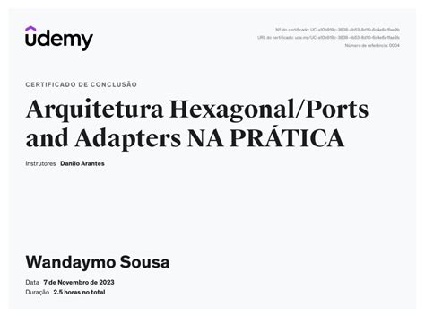 Wandaymo Gomes On Linkedin Udemy Course Completion Certificate