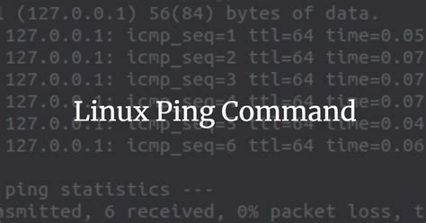 The Linux Ping Command Lpi Central