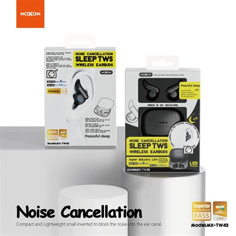 Moxom Mx Tw43 Noise Cancellation Sleep Tws Wireless Earbuds Cme Distribution Sdn Bhd
