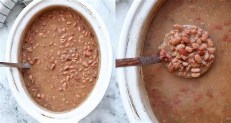 Healthy Slow Cooker Pinto Beans Vegan Blueberry