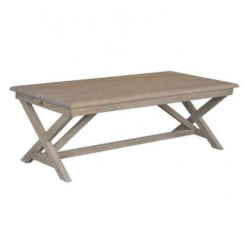 French Style Wooden Rectangular Coffee Table Hoolnn