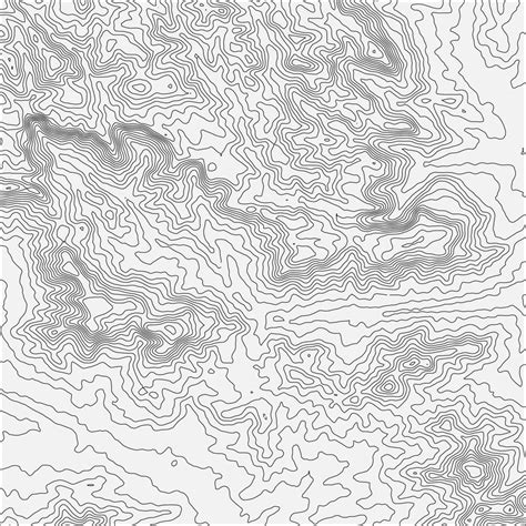 Topographic Map Contour Background Topo Map With Elevation Contour Map Vector Geographic