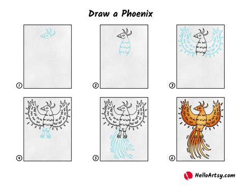Draw A Phoenix Helloartsy