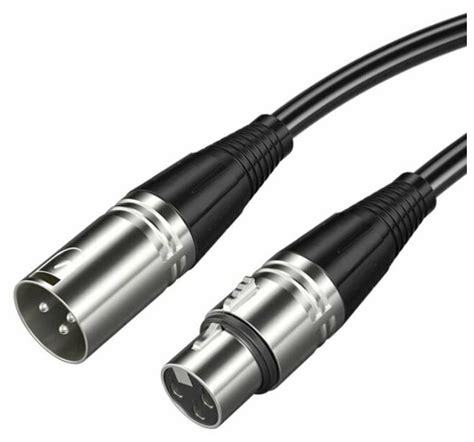 Микрофонный межблочный аудио кабель XLR(M) Male - XLR(F) Female 5м ...
