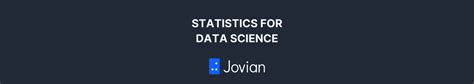 Statistics For Data Science Jovian