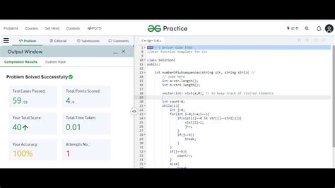 find patterns pod gfg c solution youtube