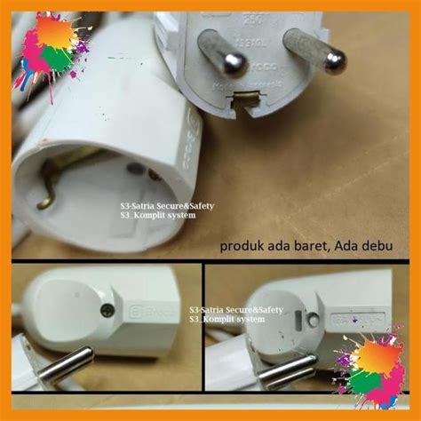 Jual Kabel Listrik Meter Extension Sambung Steker Ups Printer Stb Catok S S Shopee Indonesia