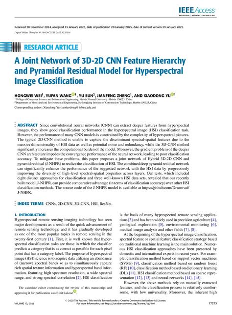 A Joint Network Of 3d 2d Cnn Feature Hierarchy And Pyramidal Residual