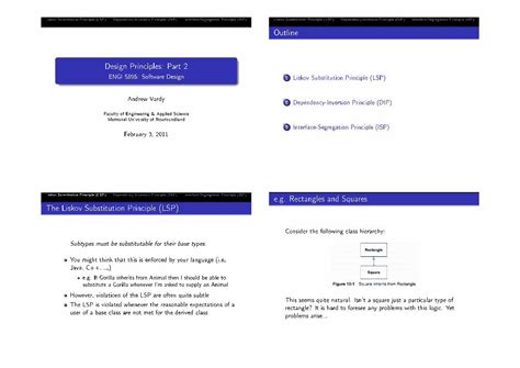 Pdf Liskov Substitution Principle Lspdependency Inversion · Liskov Substitution