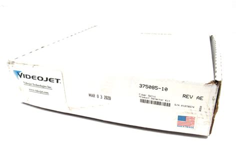 New Videojet 375085 10 Fiber Optic Detector Kit 37508510 Sb Industrial Supply Inc