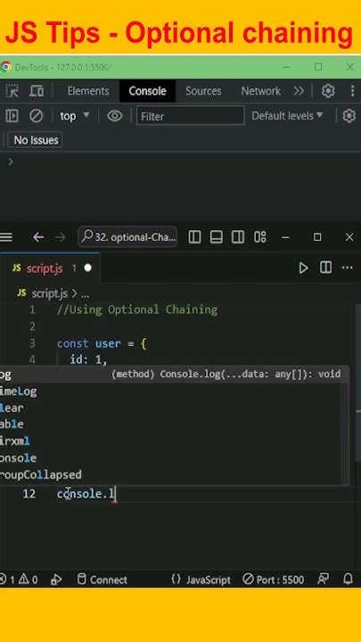 Js Tips Optional Chaining Shorts Javascript Youtubeads Youtube