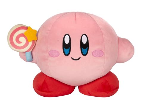 Club Mocchi Mocchi Mega 15 Inch Kirby Plush With Invincible Candy Collectible Kirby Toys For