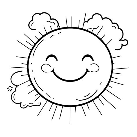35 Páginas Del Sol Para Colorear E Imprimir La Estrella Más Brillante