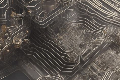 A Complex Interwoven Pattern Of Circuitry Generated By Ai Premium Ai Generated Image