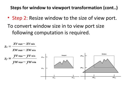 Window To Viewport Transformation Ppt