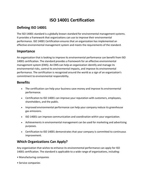 Ppt Iso 14001 Certification In India Powerpoint Presentation Free