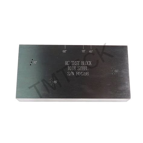 Rc Aws Resolution Hardness Ultrasonic Calibration Block