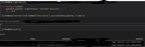 Python How Can I Show Label Output Only From Transformers Pipeline Sentiment Analysis
