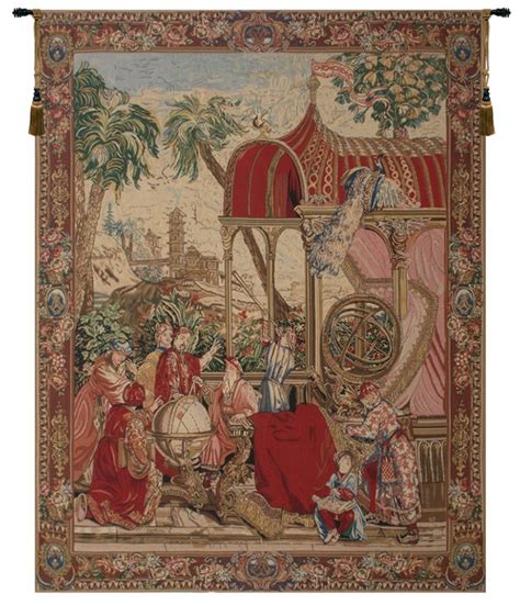 Les Astronomes Belgian Wall Tapestry