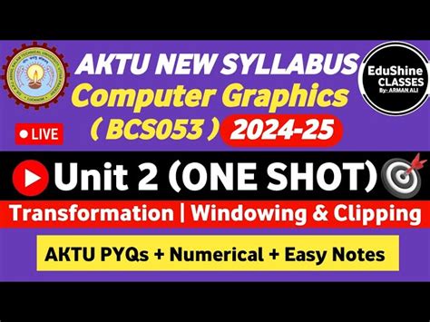 Understanding Transformations Windowing And Clipping In Computer Graphics Galaxy Ai