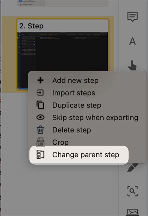 How To Create Sub Steps Folge User Manual