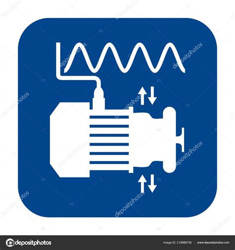 Vector Flat Design Icon Of Vibration Analysis Stock Vector By ©petigor